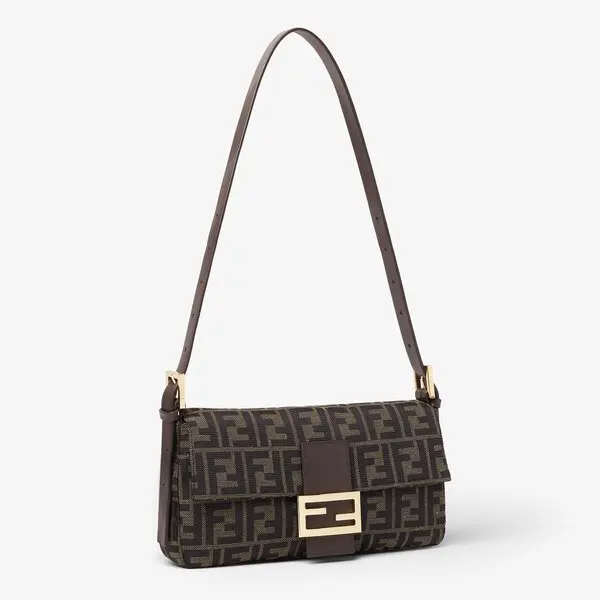 Fendi Baguette® 26424 Ff Zucca Jacquard Fabric Bag
